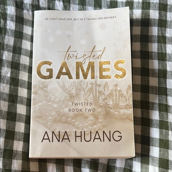 Games | Twisted Games By Ana Huang Gold And Cream Cover | Poshmark